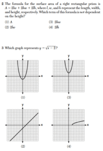 Information About the Algebra Regents - Format & Preparing