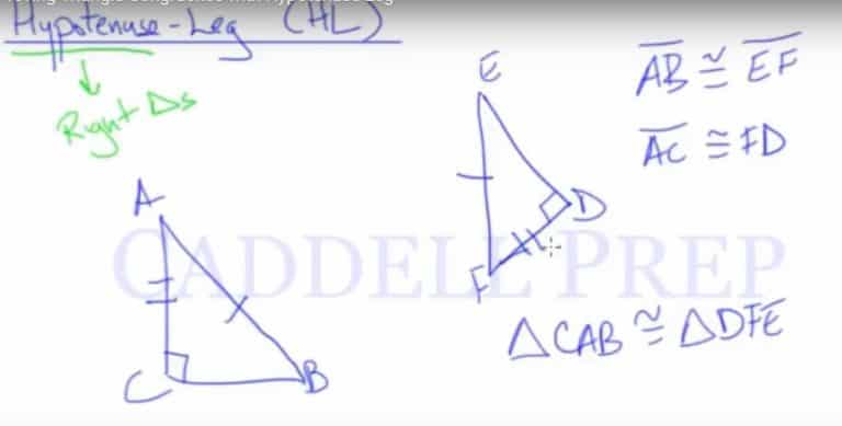 Proving Triangles are Congruent Using Hypotenuse-Leg (HL)